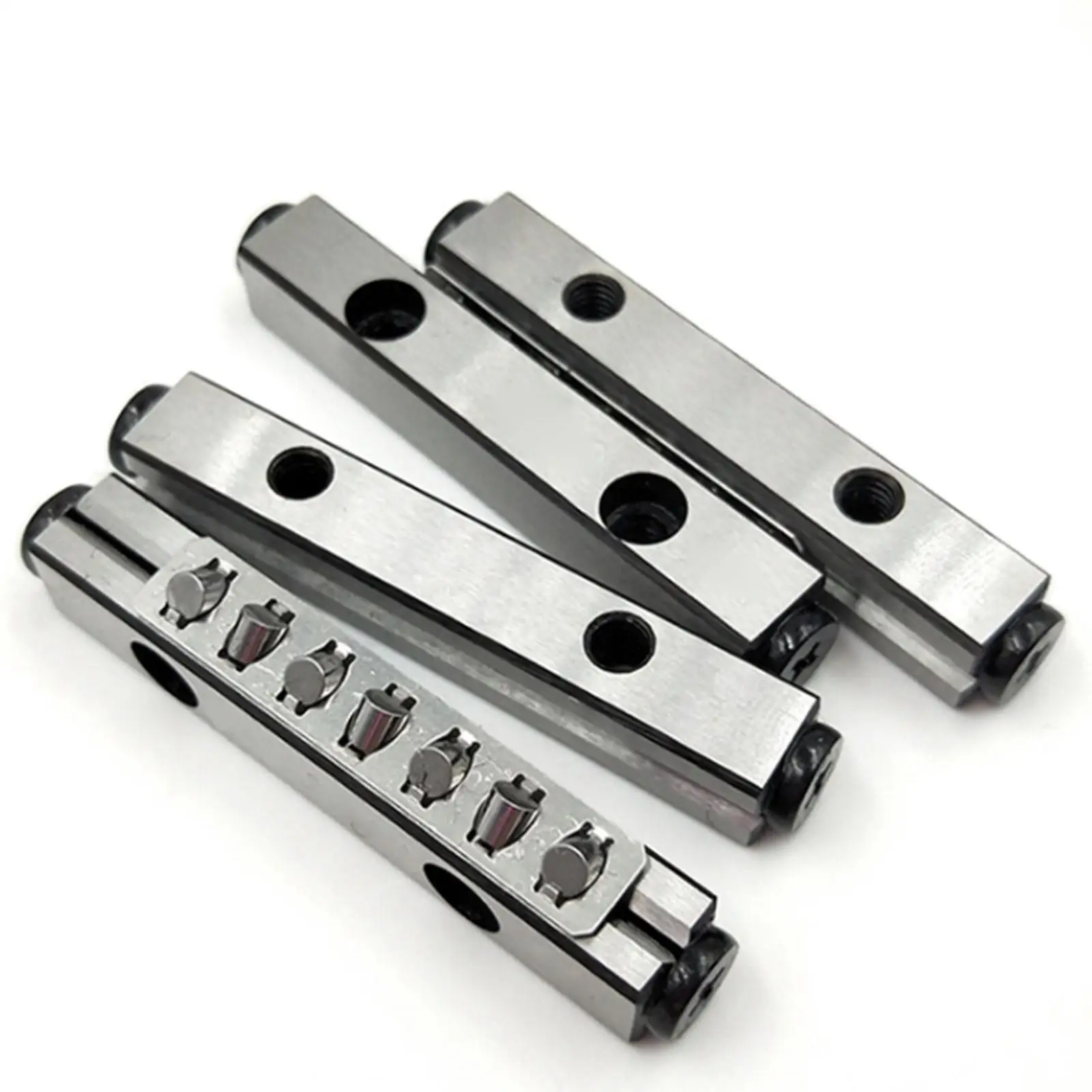 (4 Guides+2 Holders) Set Stroke 28mm Cross Roller Guide Linear ...