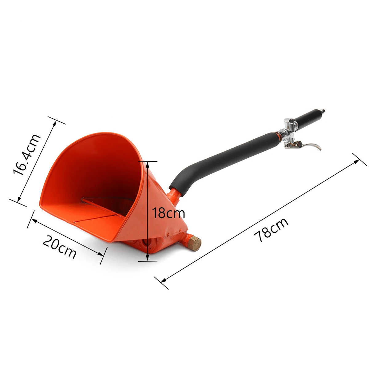 4 Jets Stucco Shovel Hopper Ladle Cement Spray Guns Plaster Hopper ...