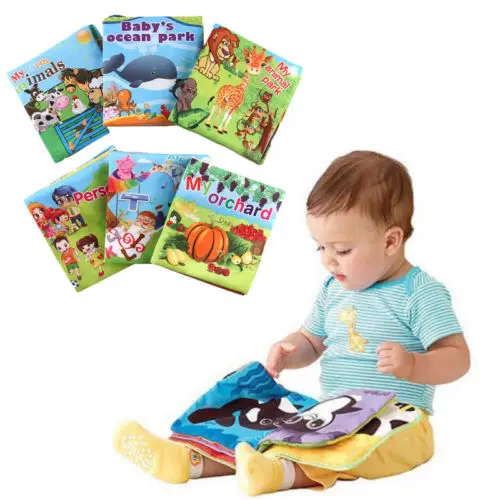 Newborn Baby Intelligence development Cloth Bed Cognize Books ...