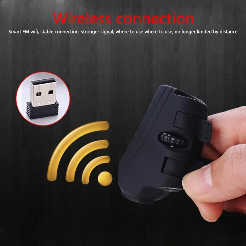 혁신적인 2.4g 손가락 무선 링 게으른 마우스 선물 충전식 손 광학 마우스 pc 노트북 태블릿 데스크탑 노트북|마우스 ...
