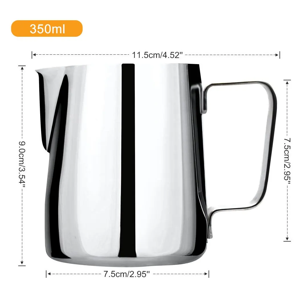IALJ Топ молочный кувшин, 350 мл ручной взбиватель сливок для кофе ...
