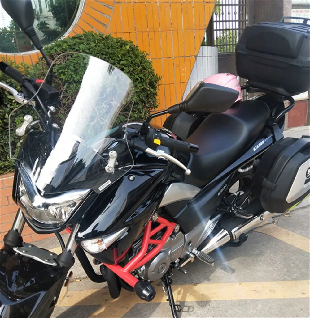Motorcycle-Windshield-Street-Bike-Windscreen-Screen-Glass-As-For-Suzuki ...