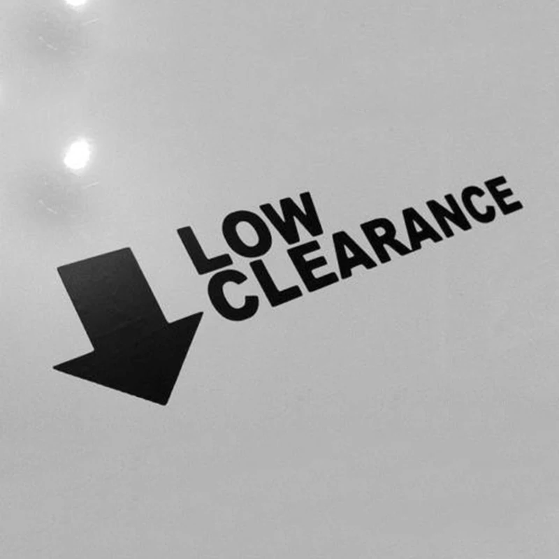 18*6cm Low Clearance Funny Car Sticker Jdm Euro Stance Slammed Novelty ...