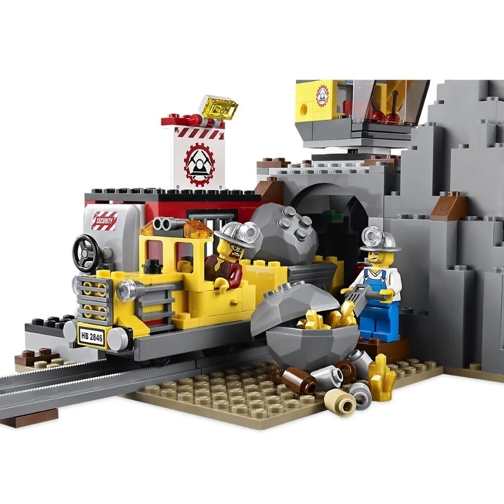 The Mine Compatible Legoe City Mining 02071 Building Blocks Bricks ...