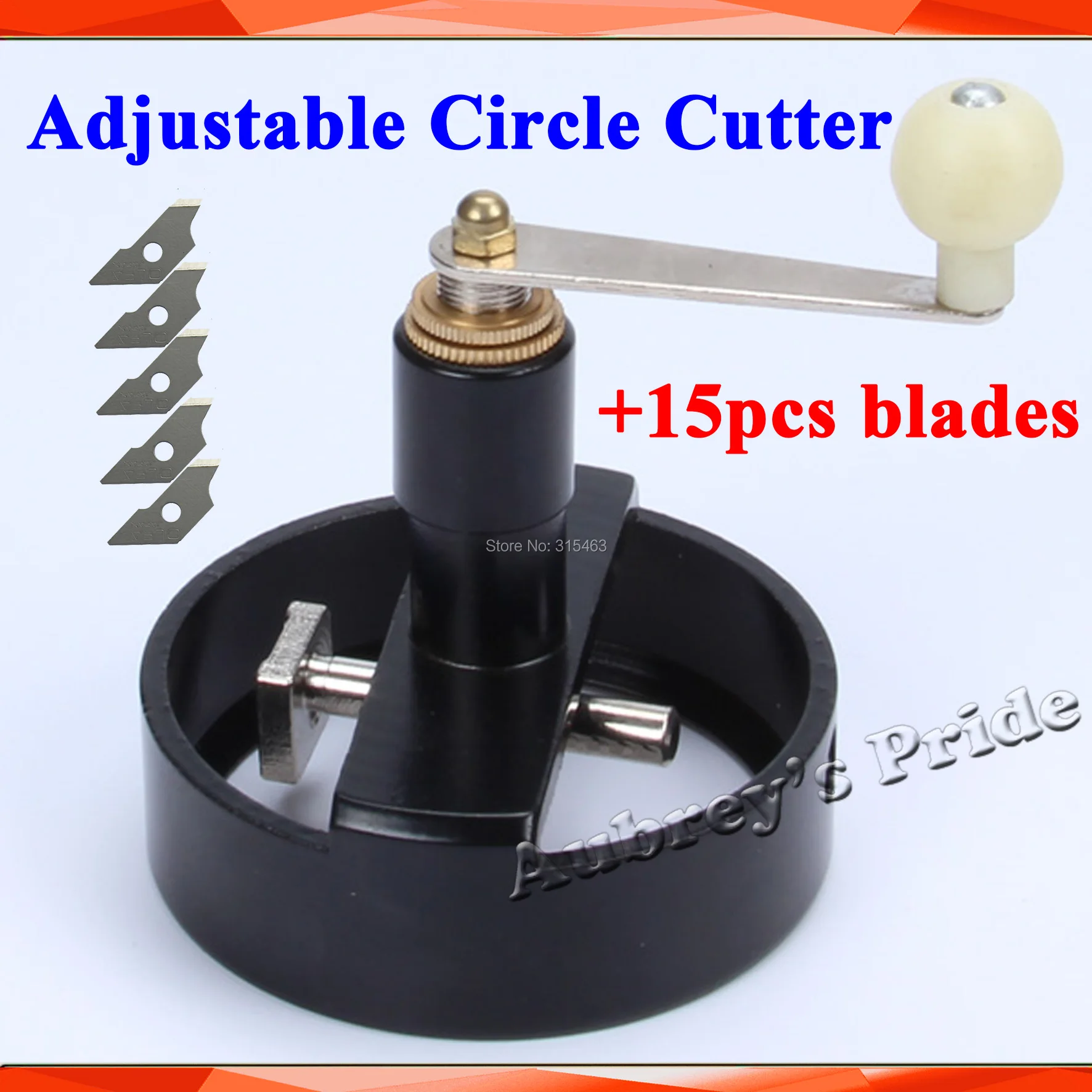 Multi-7Size-Adjustable-Round-Rotary-Circle-Graphic-Paper-Metal-Cutter ...