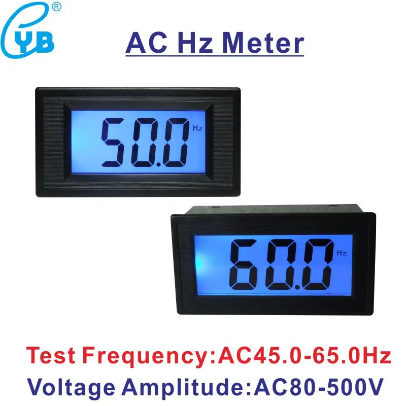 YB5135FD LCD Digital Display Electricity Hertz AC Frequency Counter ...