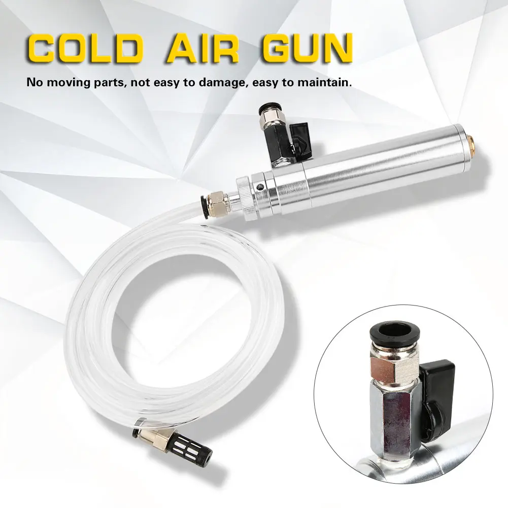 Adjustable Mechanical Process Cold Air Dry Cooling Gun & Flexible Tube ...