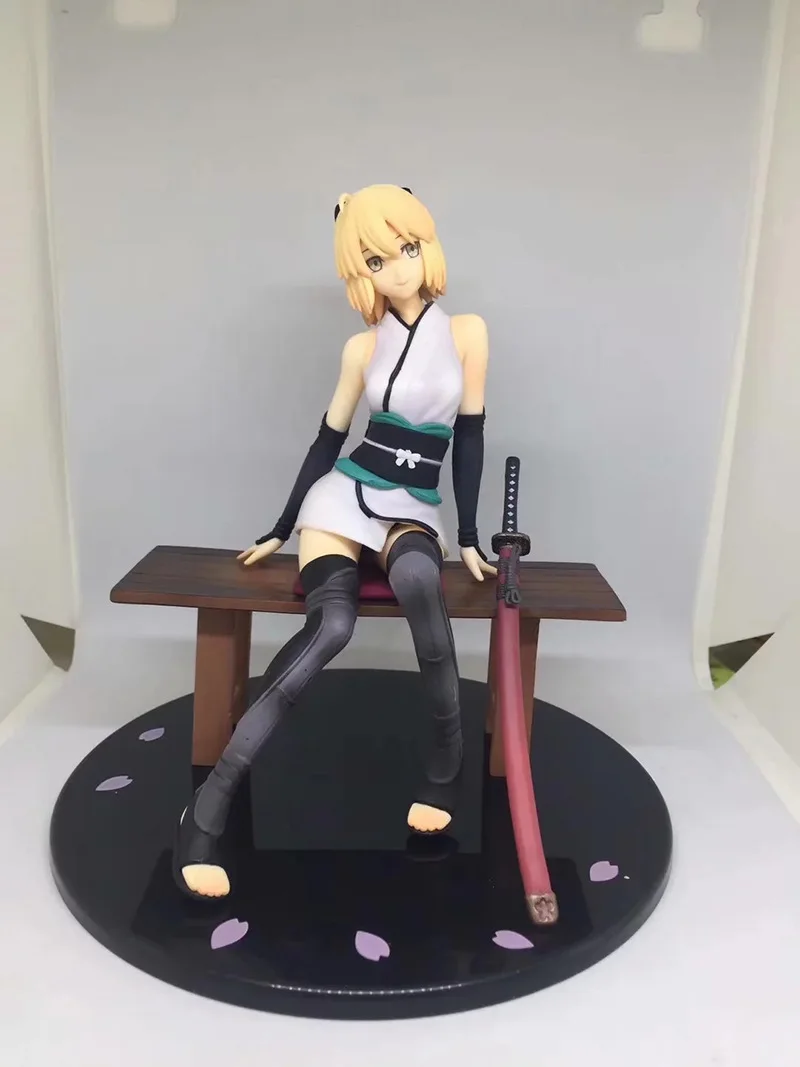 21CM Anime Fate Stay Night Fate KOHA-ACE Sakura Saber Okita Souji PVC ...