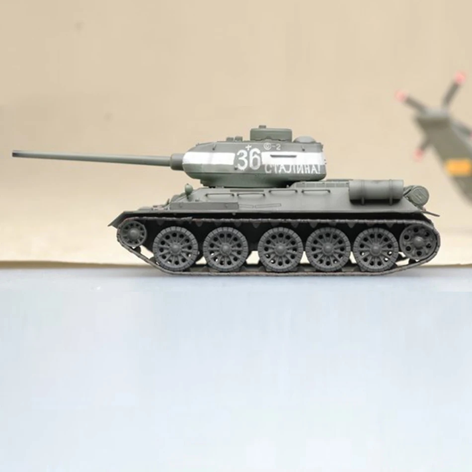1:72 Scale Model Tank Soviet World War II T-34/85 Medium Tank Finished ...