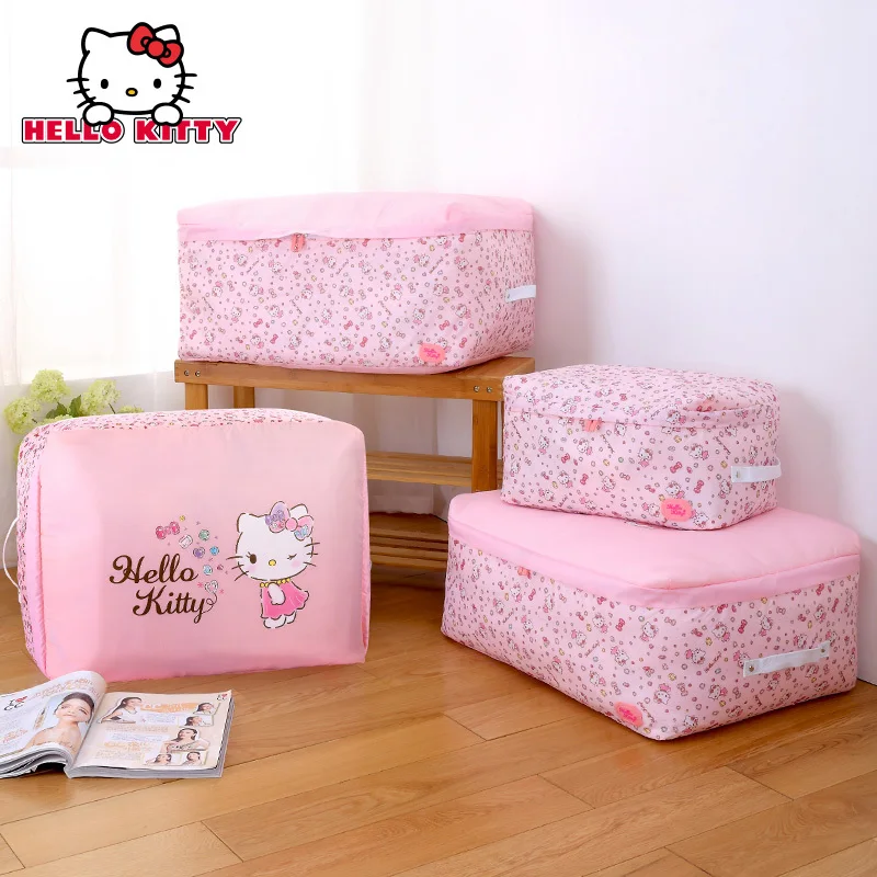 Hello Kitty Clothes Toys Storage Kawaii Box Home Pantry Organizer ...