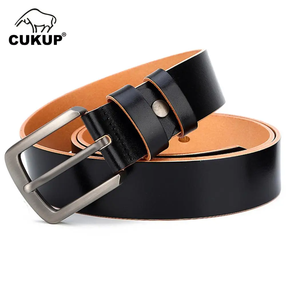 Cukup Top Quality Solid Pure Cow Skin Leather Belts New Design Pin ...