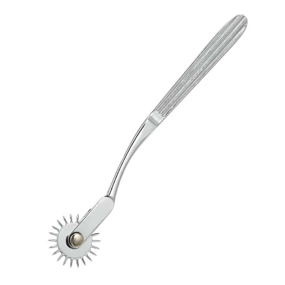 Medical Diagnostic Hammer Stainless Steel Pin Wheel Gear Roller Rolling Wheel Wartenberg ...