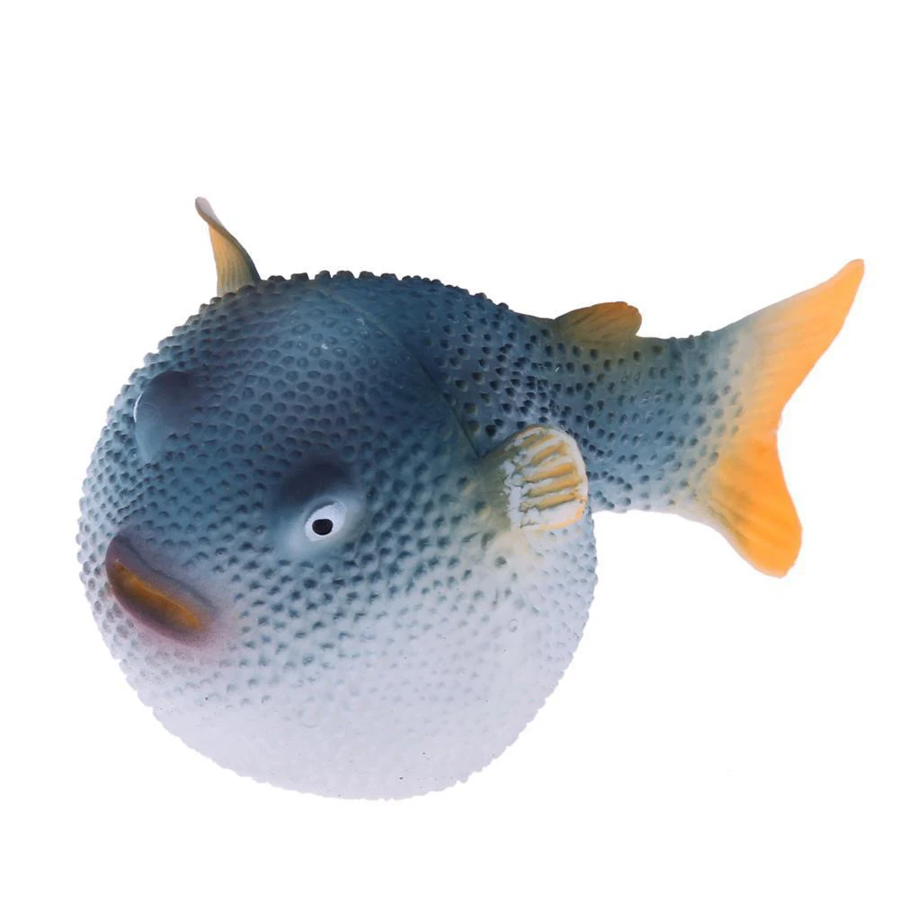 Puffer Fish Aquarium Fish Tank Paisagem Decoração colorida Bonito ...