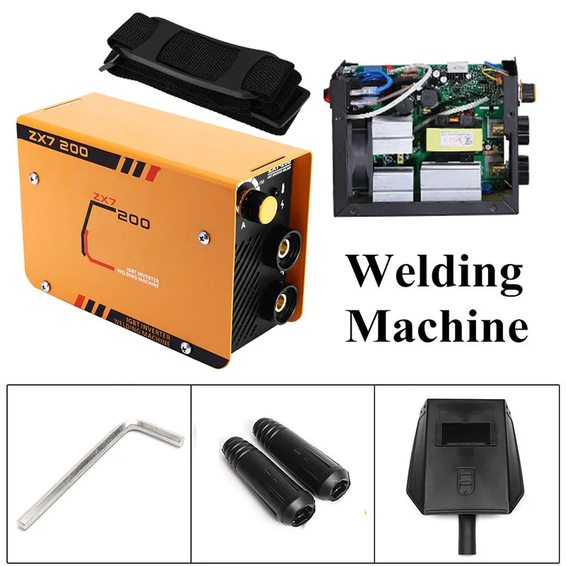 Mini Portable MIG TIG Welders Inverter 200A ARC Welding Machine IGBT ...