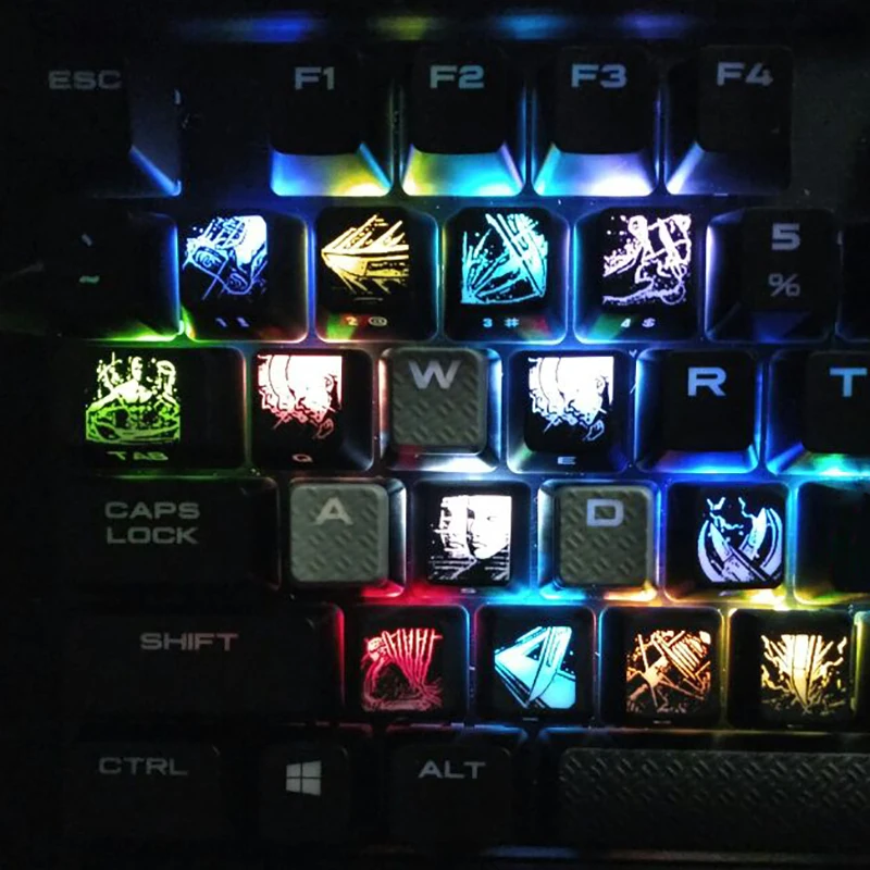 1 Set Customized Personality Keycap Mechanical Keyboard Gaming Key Caps ...