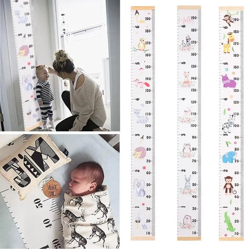 Nordic Style Baby Child Kids Decorative Growth Charts Height Ruler Size ...