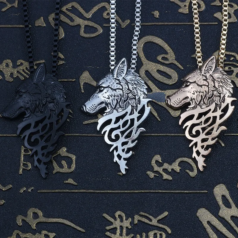 Cool Wolf Necklaces For Men