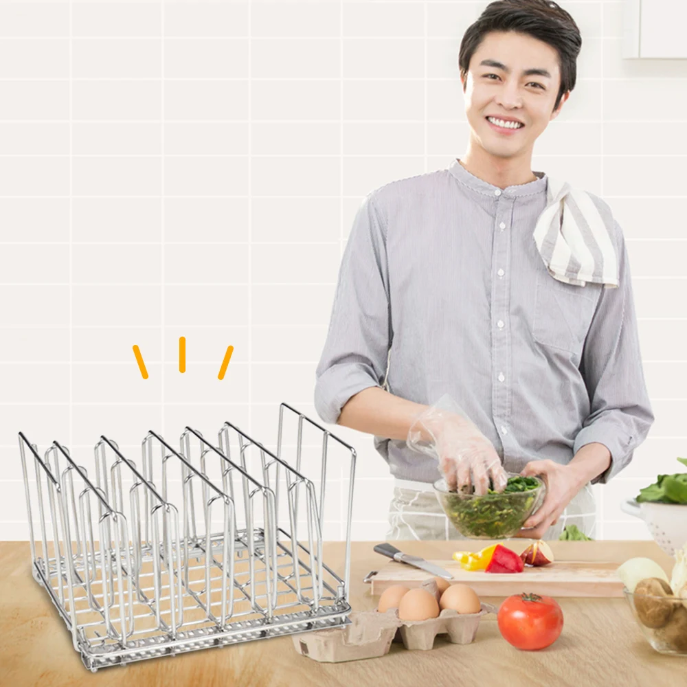 Stainless Steel Sous Vide Rack With 5 Divider Racks Kitchen Storage ...