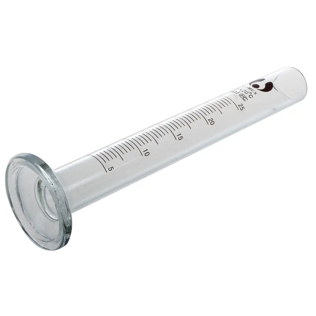 25ml Graduated Glass Measuring Cylinder Chemistry Laboratory Measure ...