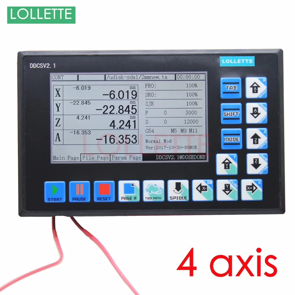Ddcsv2 1 Cnc 4 Axis Offline Stand Alone Controller Replace Usb Motor Controller Engraving