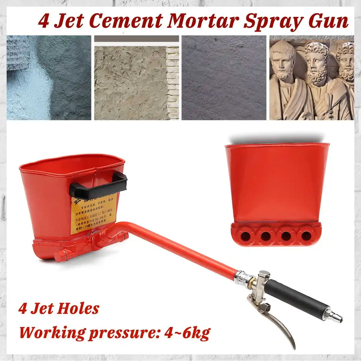 2019 New Arrival Wall Guns Concrete Sprayer Stucco Cement Plaster ...