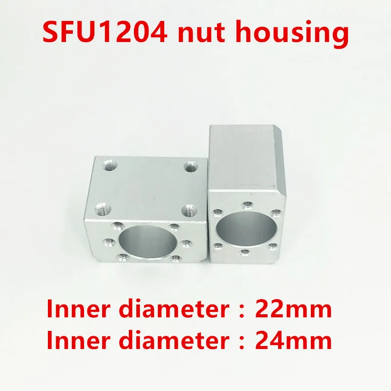 2021 Cnc 라우터 부품 내부 구멍 22mm 24mm Sfu1204 볼 나사 너트 하우징 장착 브래킷, 1204 Cnc 조각 ...