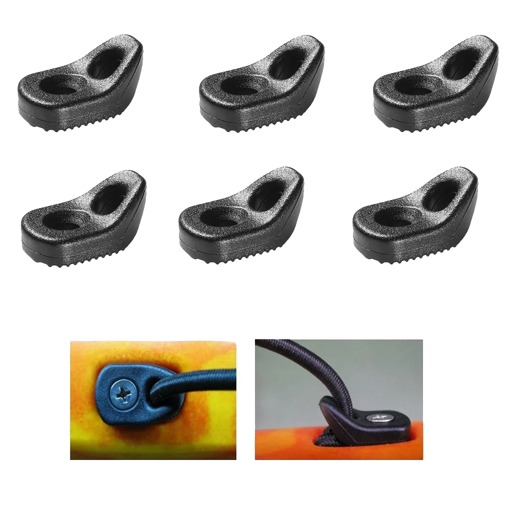 Durable 6 Pcs Kayak Canoe Single Eyelet Tie Down Loop Safety Deck ...