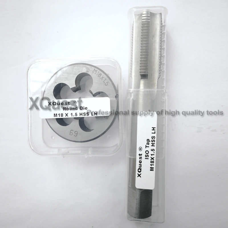 2PCS Metric Left Hand tap and die set M18 M18X2.5 LH Machine Fine ...