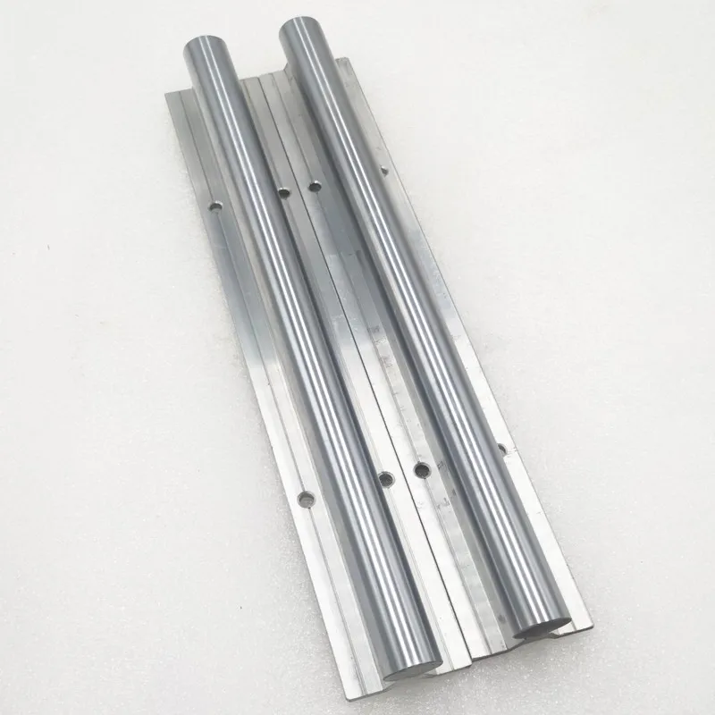 2X SBR16-1200mm 16MM FULLY SUPPORTED LINEAR RAIL SHAFT ROD + 4 SBR16UU ...