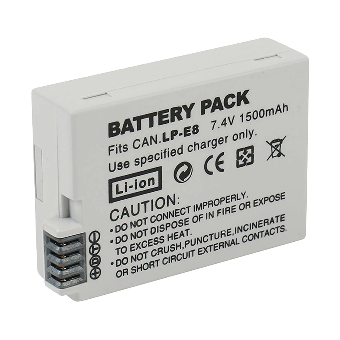 High Quality Lp-e8 Battery Pack Bateria Lp-e8 Lp E8 For Canon 550d 600d ...