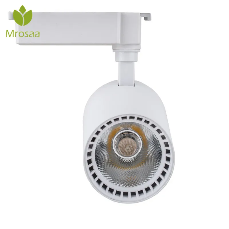 LED Track Light 12W 20W 30W COB Chip Clothing Store Rail Spotlights ...