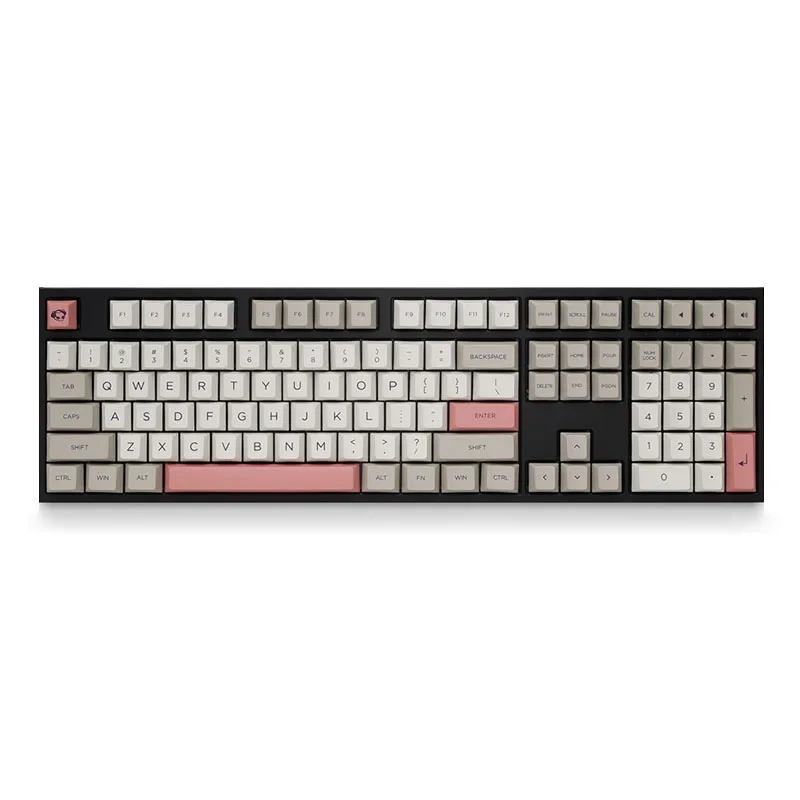 Gaming Keyboard KeycapAKKO 9009 Color 116 Keys Dye-sub PBT Keycaps ...