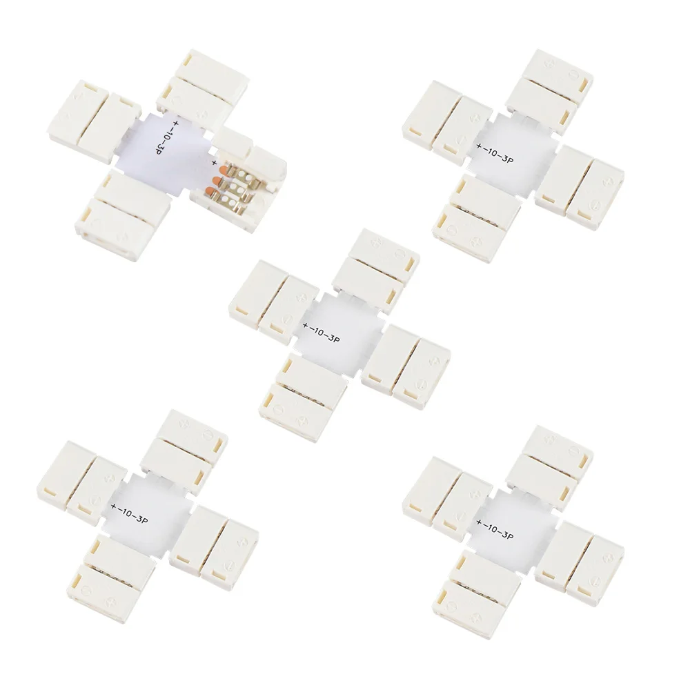 WS2812 3pin 10mm Width Corner Connector Shape Solderless Connector For ...