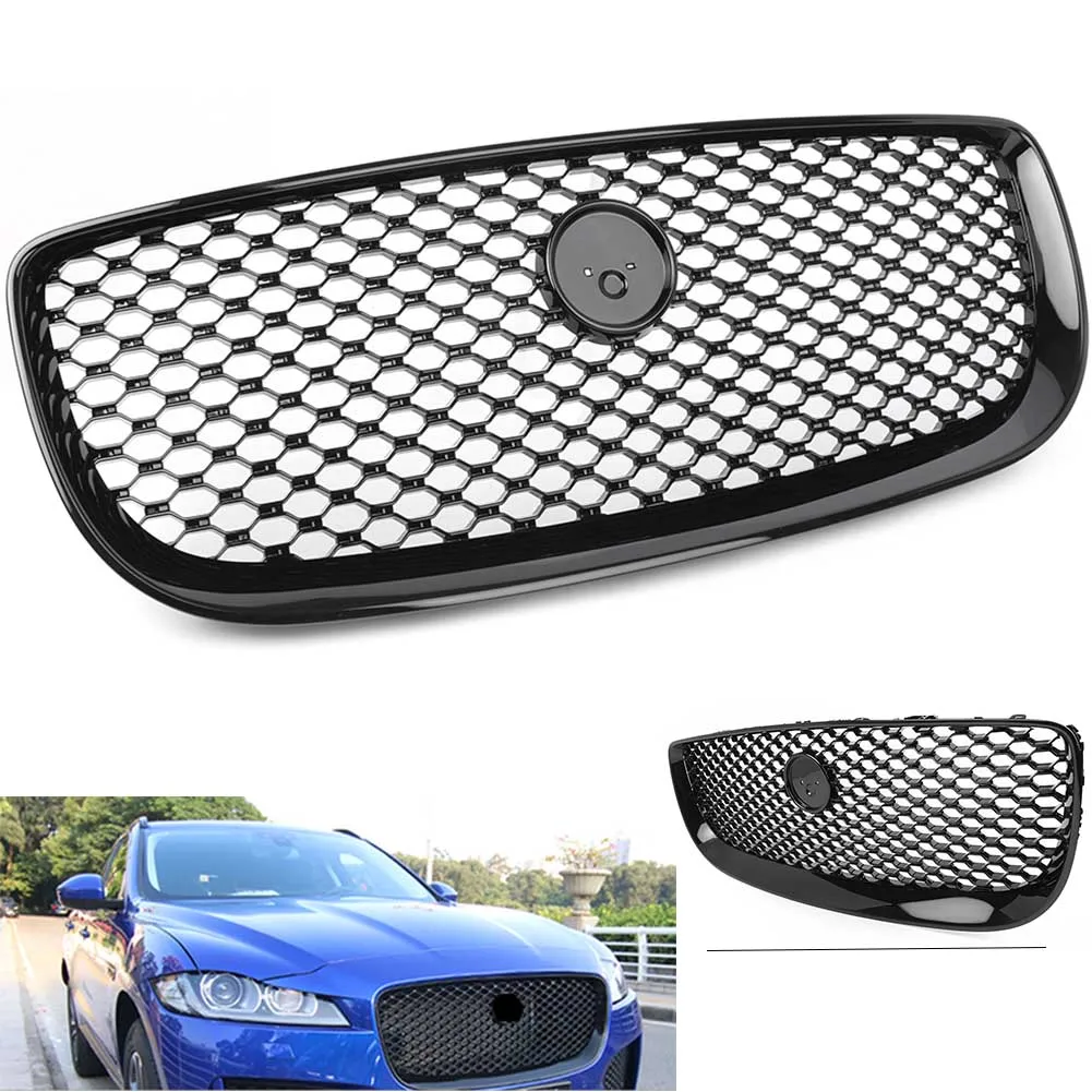 For Jaguar Xj 2016 2017 2018 Car Front Radiator Mesh Grill Upper Grille ...