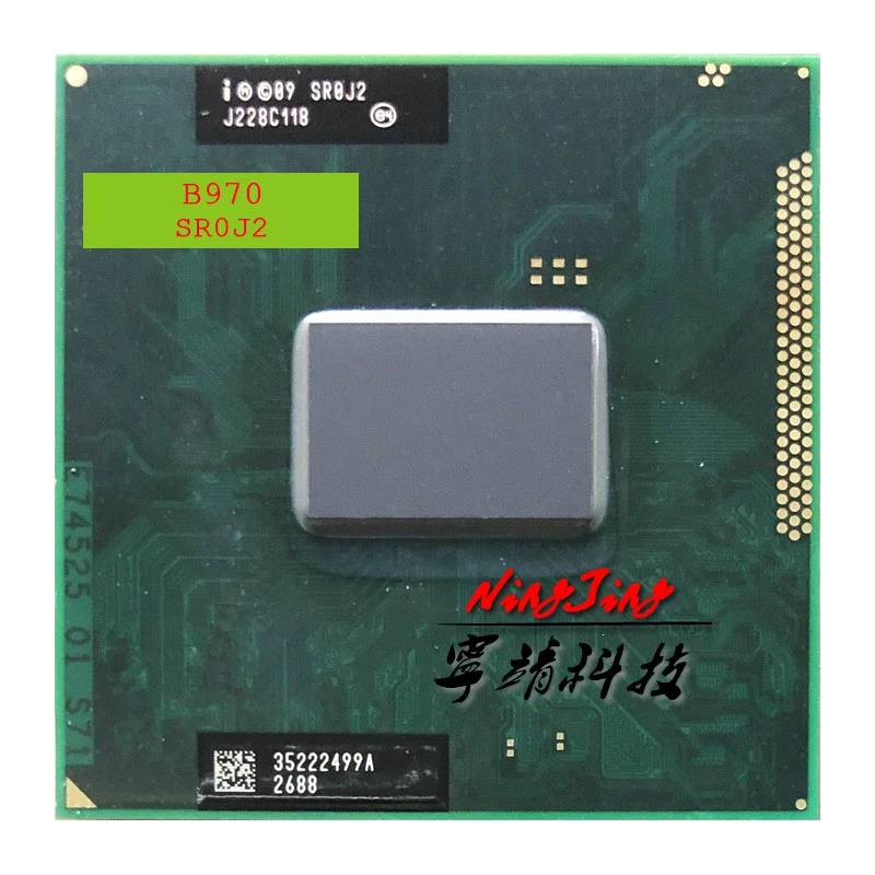 Procesador Intel Pentium B970 SR0J2, CPU de doble núcleo de 2,3 GHz, 2M, 35W, enchufe G2 ...