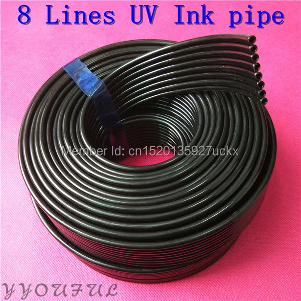 Eco solvent UV printer ink tube 3X2MM 3X1.8MM 8 ways for Epson DX4 DX5 ...