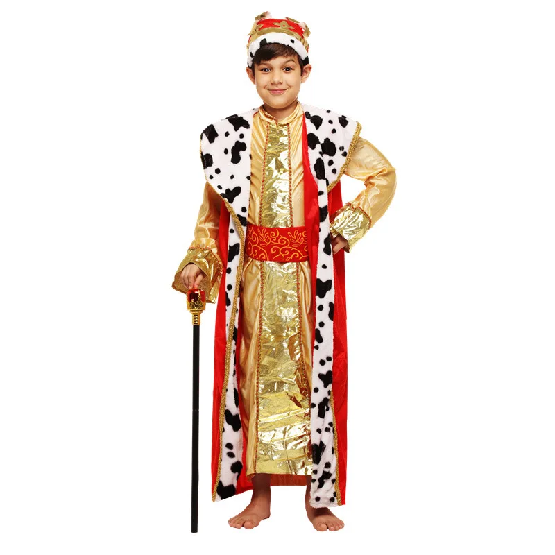 Hot Middle East Kids Boys Arab Prince King Costume Children Cosplay ...