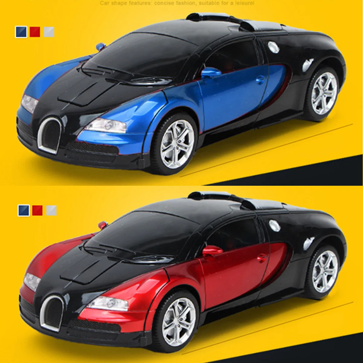 1:14 RC Car Transformation Robots Car 2.4 GHz Remote Control Car Change ...