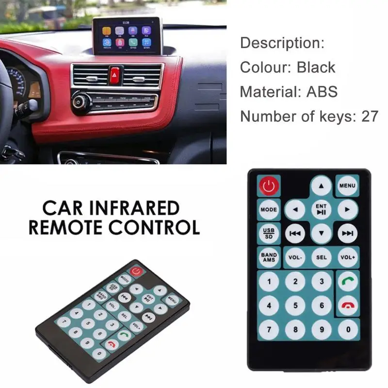 Car Accessories Car Mp5 Intelligent 27 Buttons Remote Control Switch ...