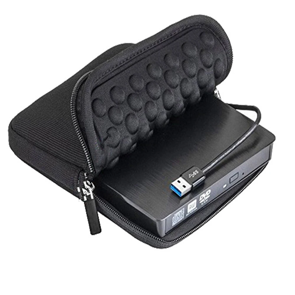 Hard Drive Case Portable CD DVD Blu-ray Drive Carry Case Bag for ...