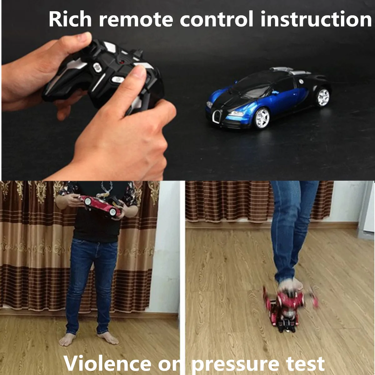 1:14 RC Car Transformation Robots Car 2.4 GHz Remote Control Car Change ...