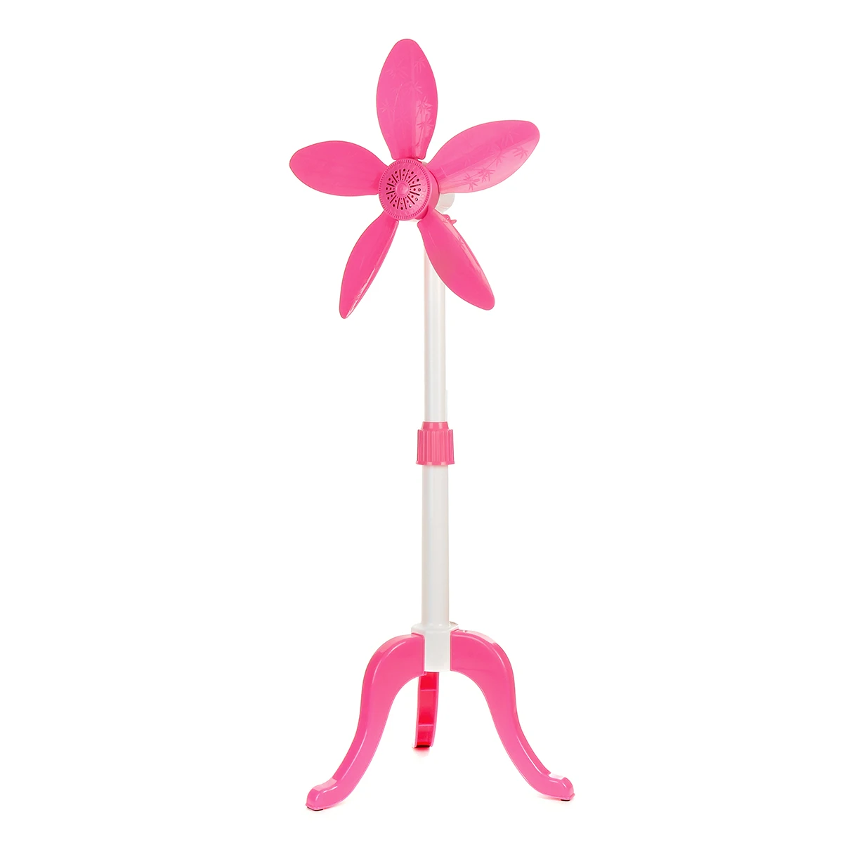 Adjustable Telescopic Tripod Floor Fan Red Five-leaf Plane Diameter ...