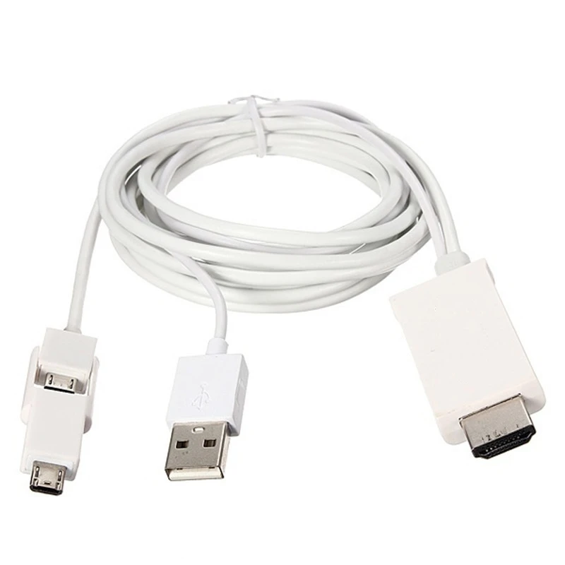 2-5m-MHL-Micro-USB-to-H-DMI-Adapter-Converter-Cable-1080P-HDTV-Adapter ...