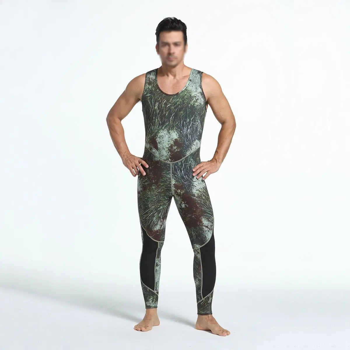 Diving suit neoprene 3mm men pesca diving spearfishing wetsuit surf ...