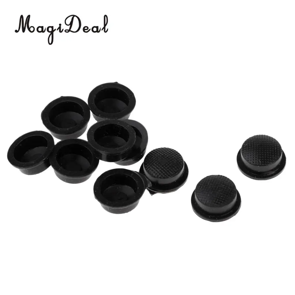 10pcs LED Flashlight Tail Rubber Switch Button Cover Cap Outdoor Torch ...
