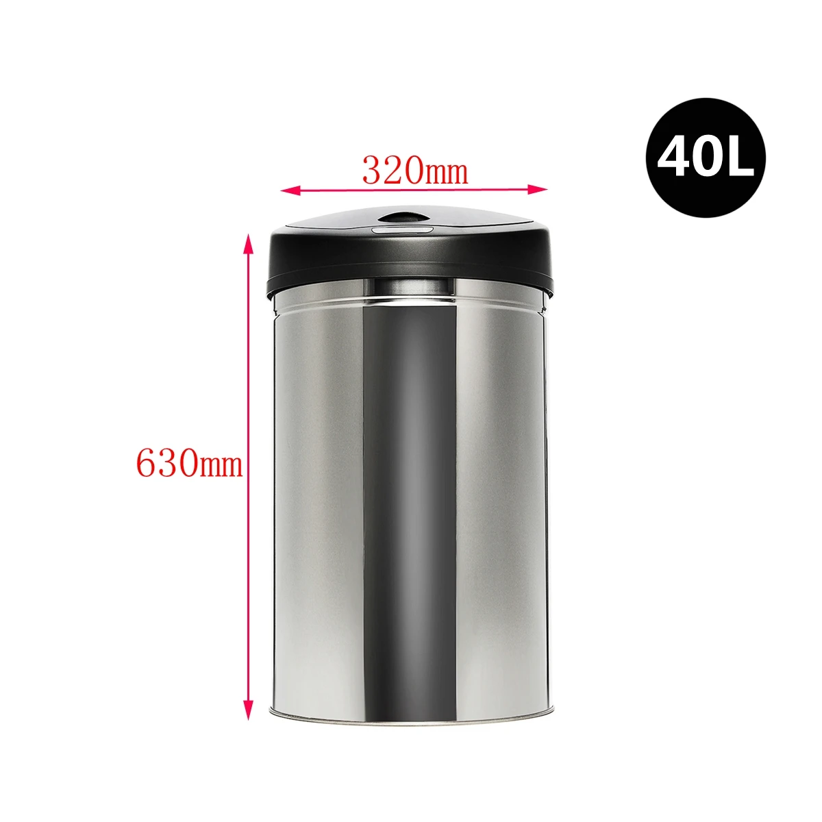 30/40/50/60L Нержавеющая сталь автоматическое электронное мусорное ведро для Сенсор такт умная ...