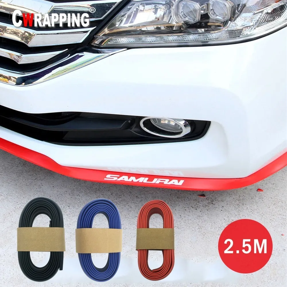 25m 자동차 보호대 고무 자동차 앞 범퍼 립 Valance 턱 바디 가드 사이드 스커트 자동차 스티커 자동차 고무 스트립