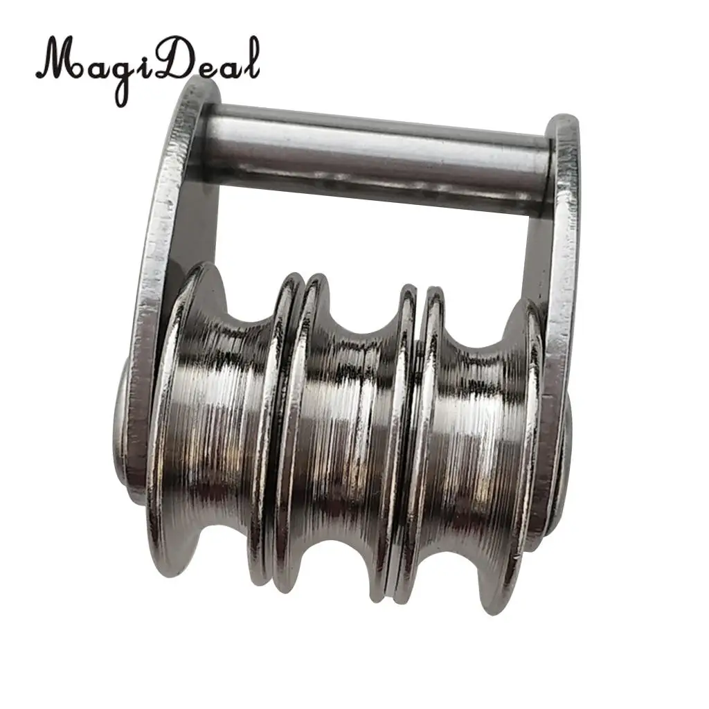 Universal Windsurfing Sail Tack Triple Pulley Wheel - Marine Grade 316 ...