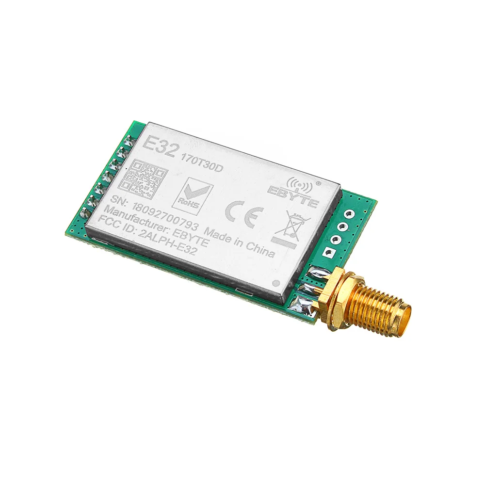 Leory 1 pc lora 868 mhz 무선 송신기 수신기 모듈 E32 868T20D 20dbm uart iot 868 ...