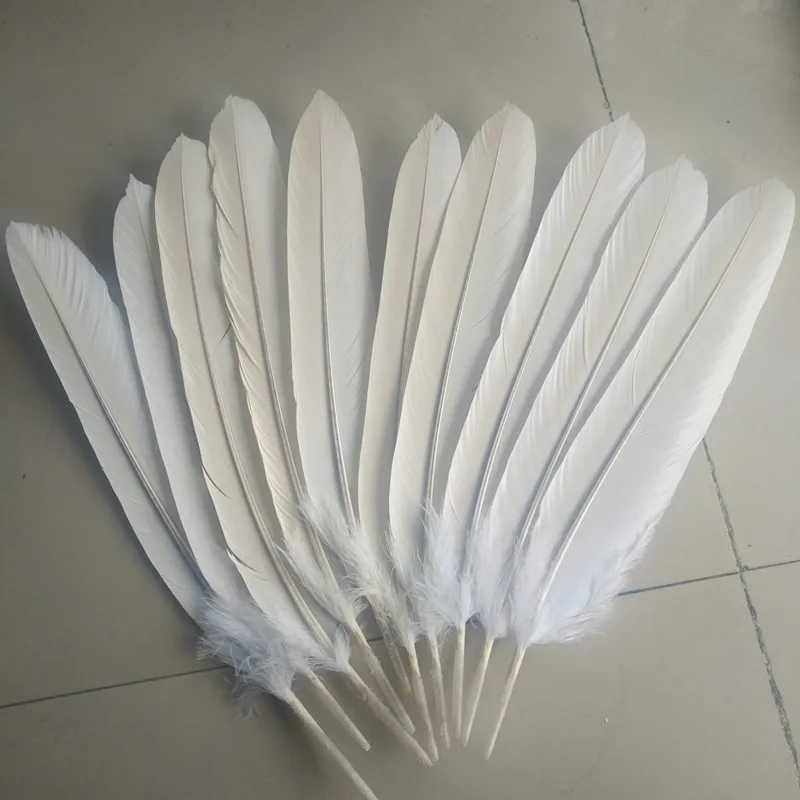 Wholesale-12-pcs-high-quality-white-eagle-feathers-16-18-inches-40-45cm ...